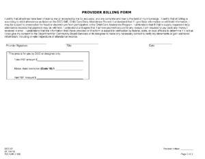 DCC-94 – Child Care Service Agreement and Certificate Copy – HDI Learning