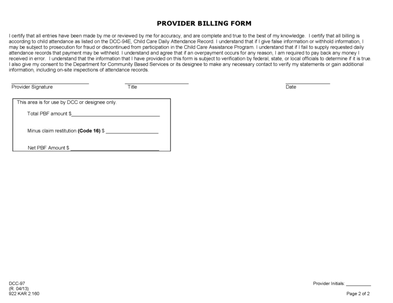 DCC-94 – Child Care Service Agreement and Certificate Copy – HDI Learning