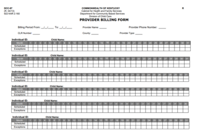 Payment Process and Provider Billing Forms – HDI Learning